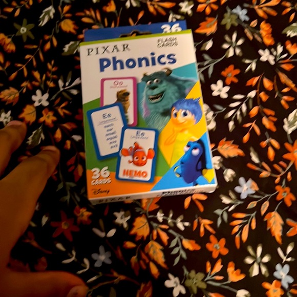 Disney | Toys | Pixar Flash Cards For Kids To Learn There Alphabet And ...